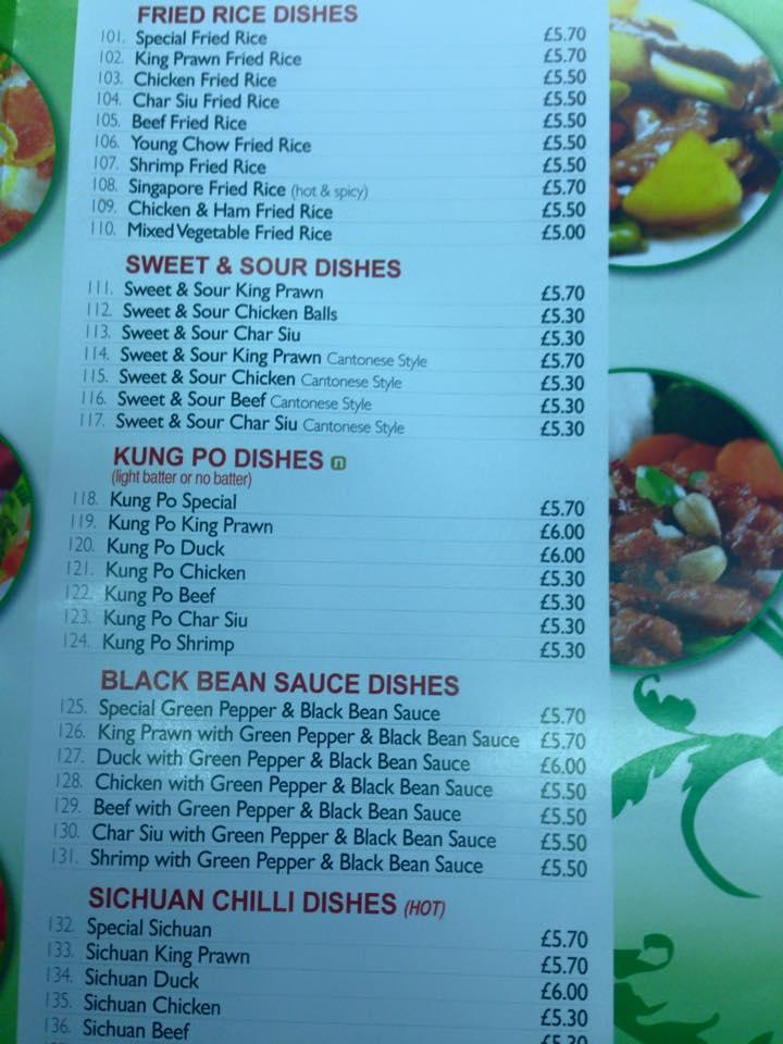 Menu at Panda House Sauchie restaurant, Sauchie