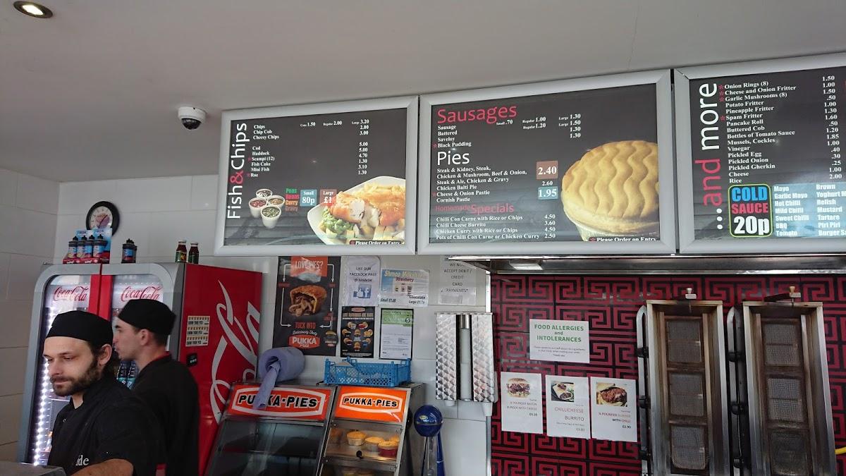 Menu at Hi Tide Fish Bar, Leicester, 34 Leicester Rd