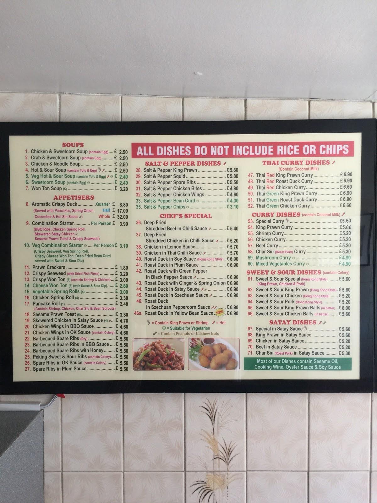 Menu at Dinner Box Chinese & Thai Cuisine Takeaway restaurant ...