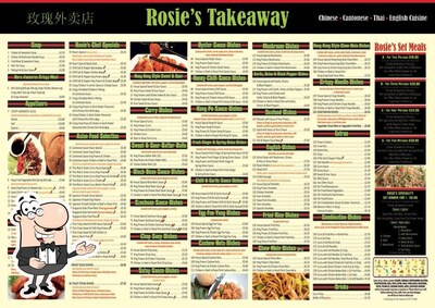 Rosie's Takeaway Burnopfield, Newcastle upon Tyne - Restaurant menu ...