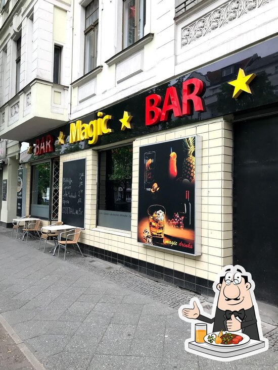 Menu at Magic bar, Berlin