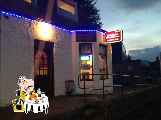 Menu at Lin's House fast food, Falkirk