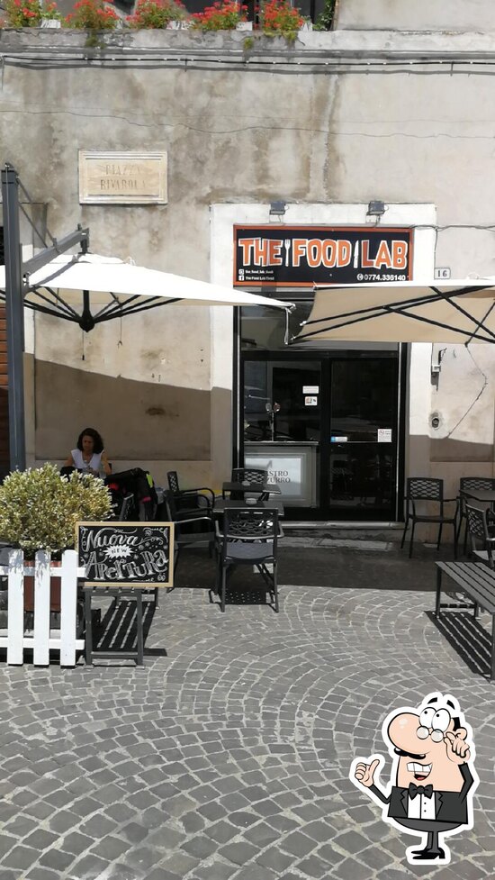 Carta del restaurante The food lab, Tivoli
