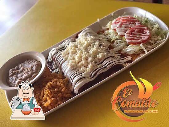 Menu at El Comalito restaurant, Tijuana