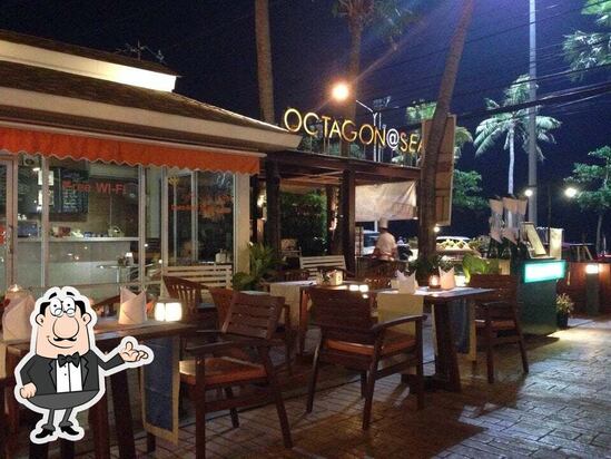 Menu at Octagon Bar, Pattaya City