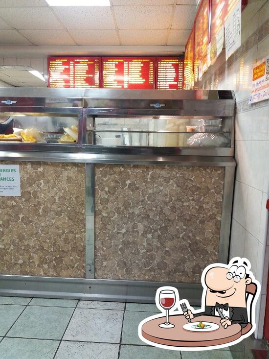 Menu at The Bamboo Takeaway fast food, Rhosllanerchrugog