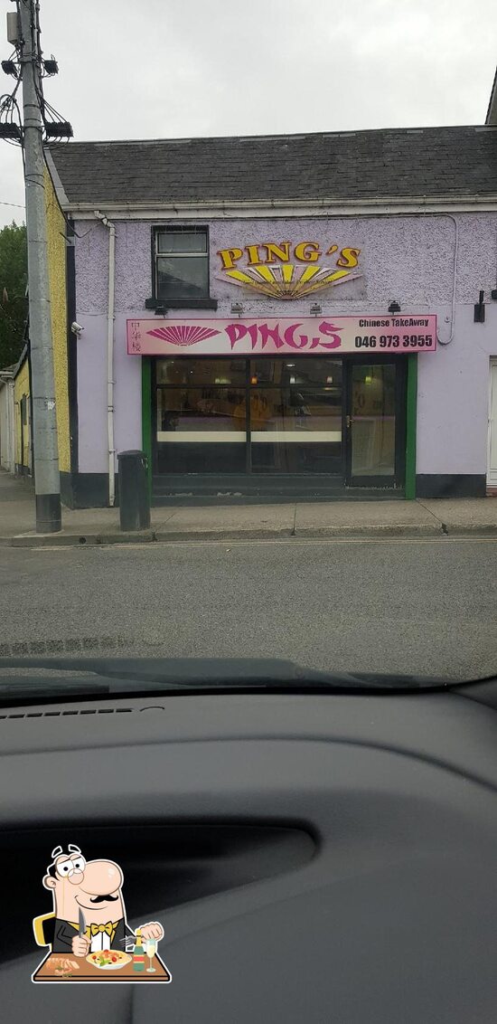 Menu at Ping's Chinese Takeaway restaurant, Edenderry