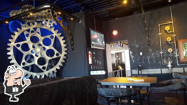 Menu at SteamPunk Cafe, Camrose