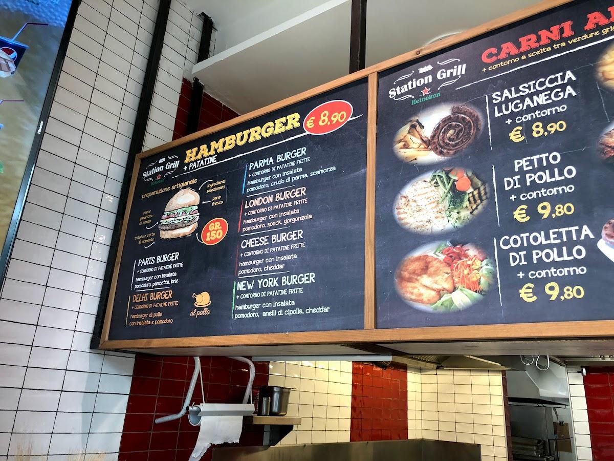 Menu au Heineken beer Corner ( Grill House) fast food, Orio al Serio