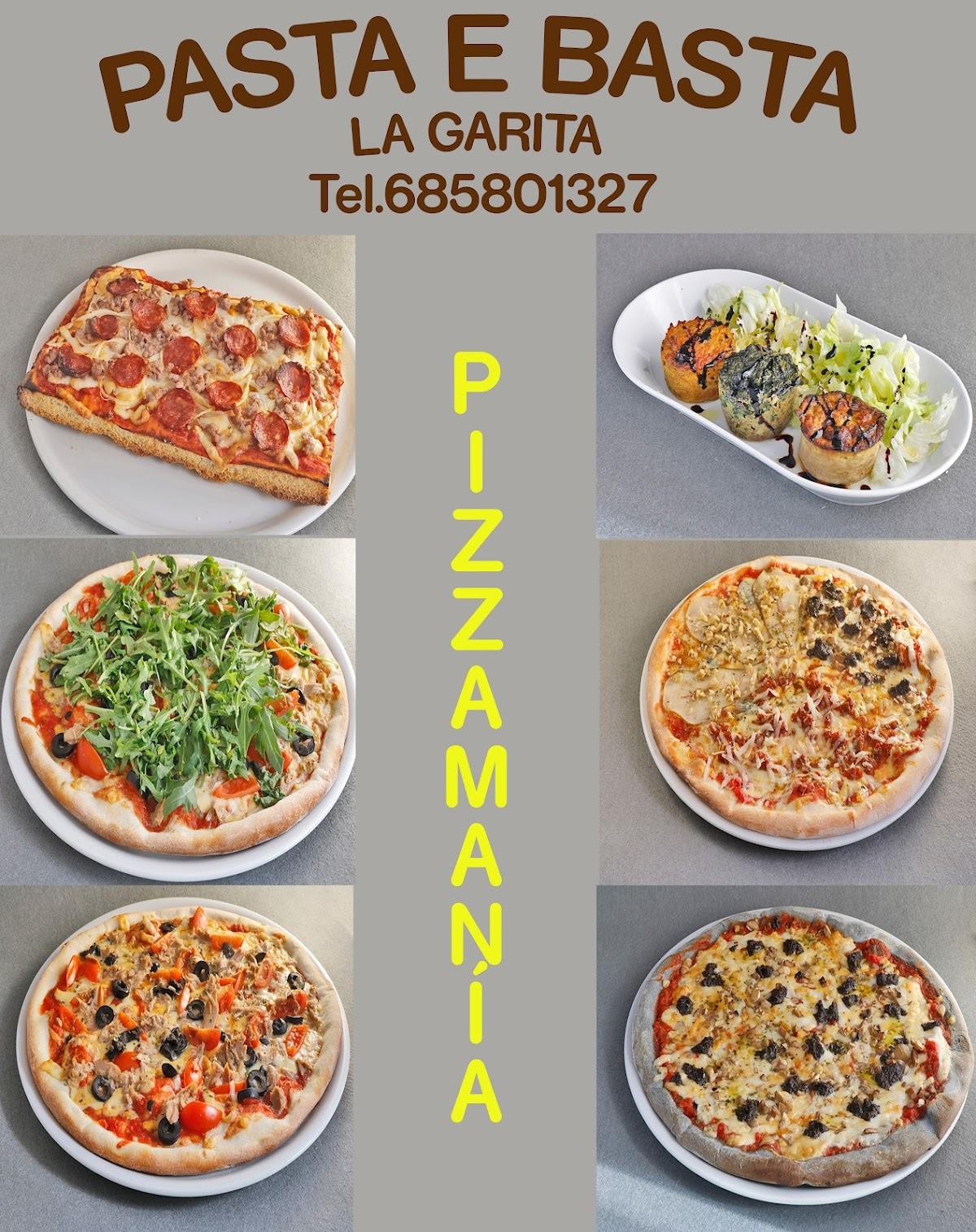 Carta de Pizzería PASTA E BASTA, La Garita