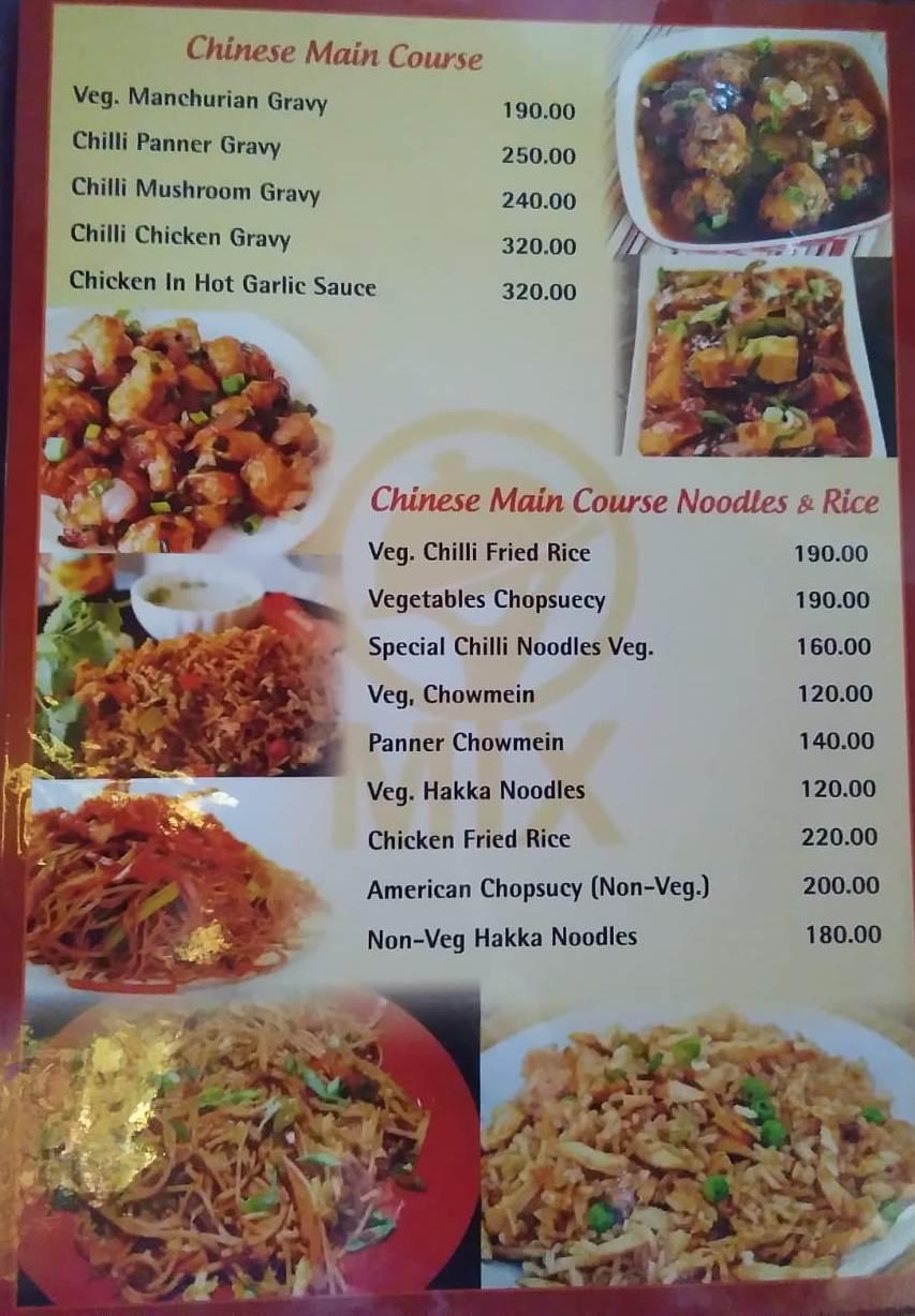 Menu at MIX Grand Hotel Restaurant & Banquet, Kotdwara