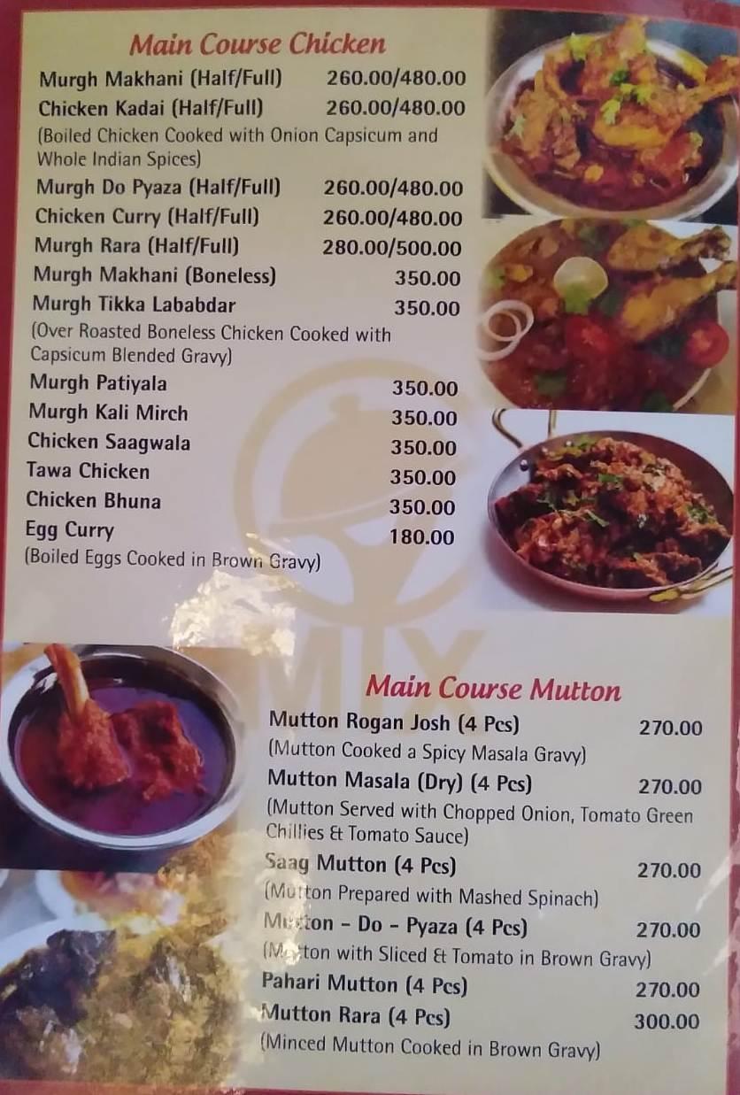 Menu at MIX Grand Hotel Restaurant & Banquet, Kotdwara