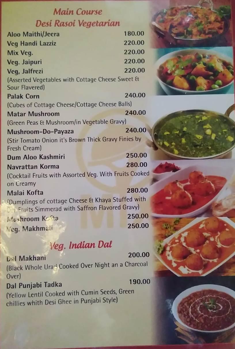 Menu at MIX Grand Hotel Restaurant & Banquet, Kotdwara
