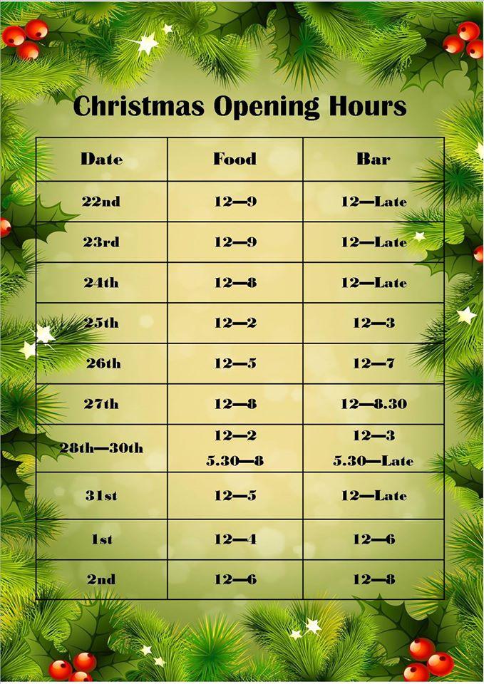 Menu at Tudors restaurant, Preston