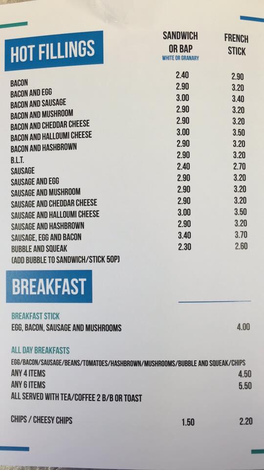 Menu at Get Stuffed fast food, Chelmsford, Beehive Lane