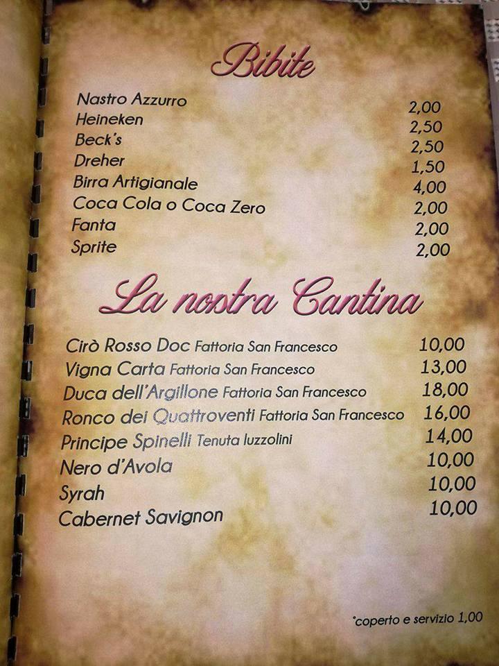 Menu da Al Borghetto " Ristorante Cucina Tipica,pizzeria Con Forno A ...