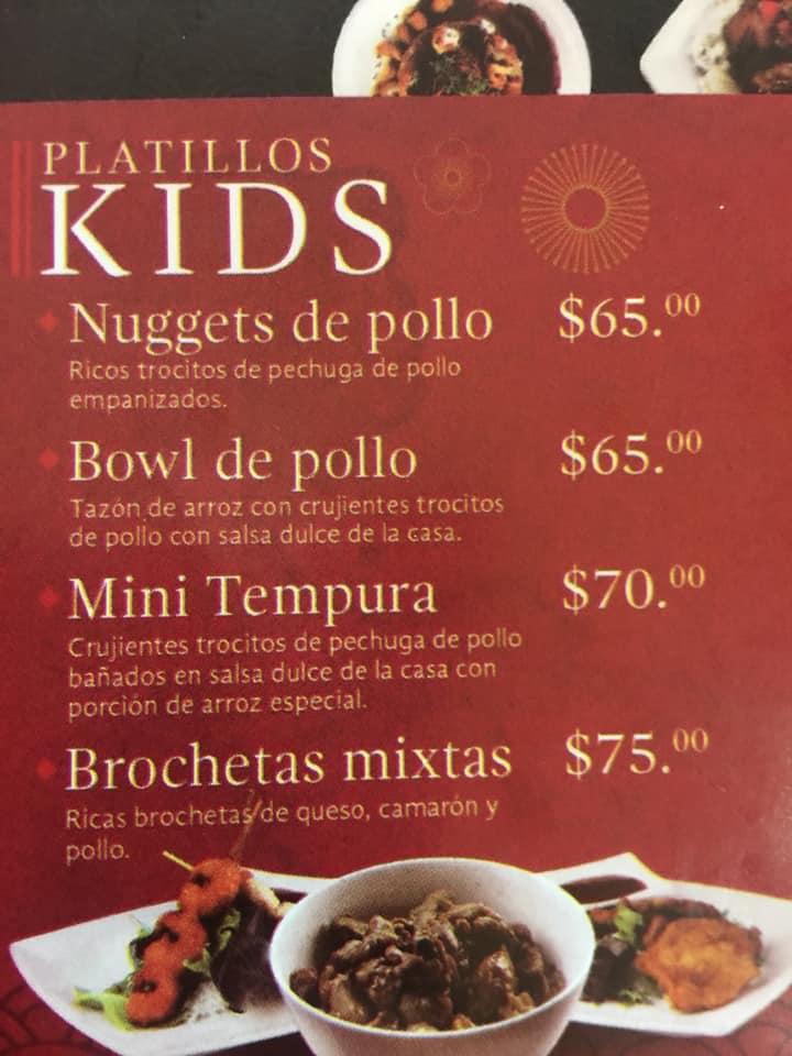 Menu at Sushi La Postal El Aguila restaurant, Tijuana, Av. del Aguila Real