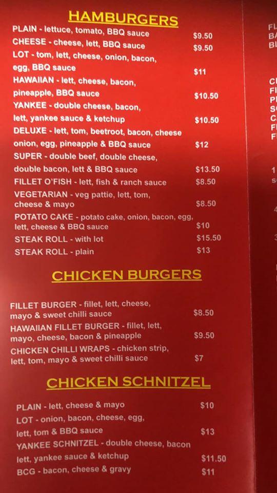 Menu at Rounda 3 - Pizza, Fish and Chips pizzeria, Alexandra