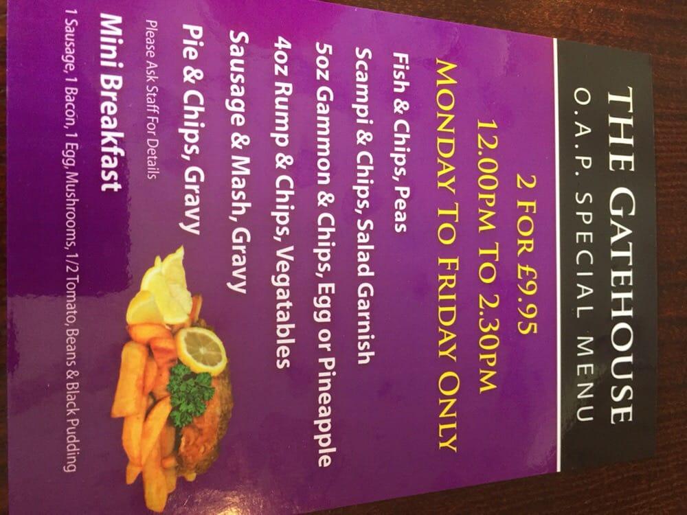 Menu at The Gatehouse Ale & Aloo pub & bar, Tyldesley, Cherington Dr