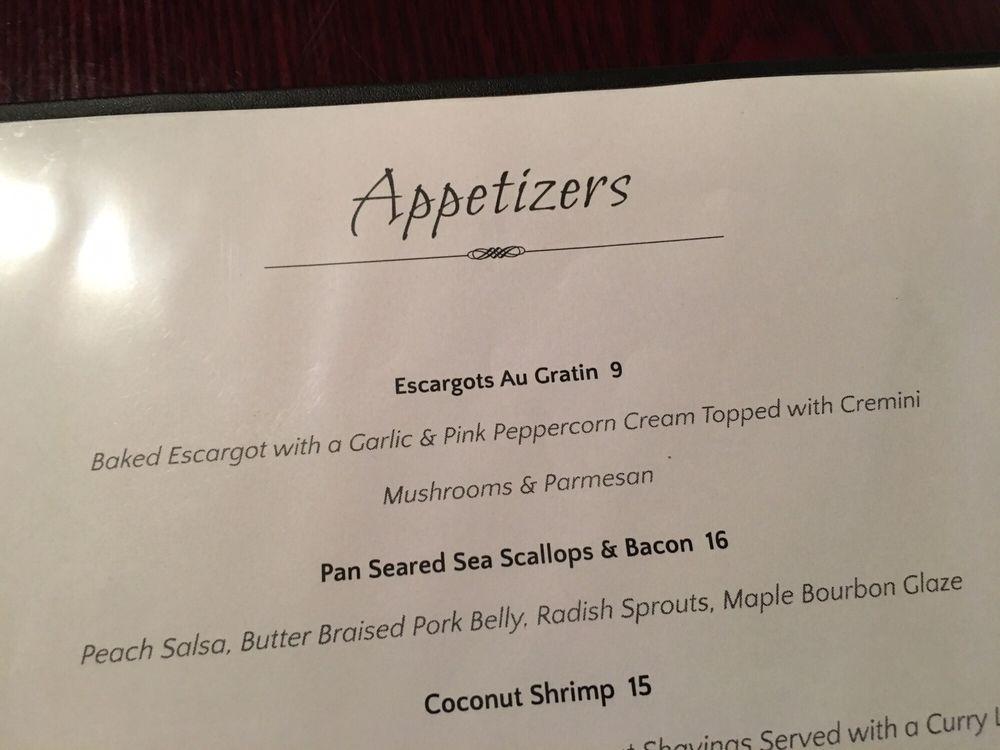 Menu at The Library Restaurant, Midland, 924 King St