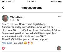 The white swan scotter restaurant menu - Restaurant Guru