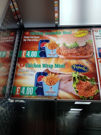 Miami Crispy burnage - Manchester, Manchester - Restaurant menu, prices ...