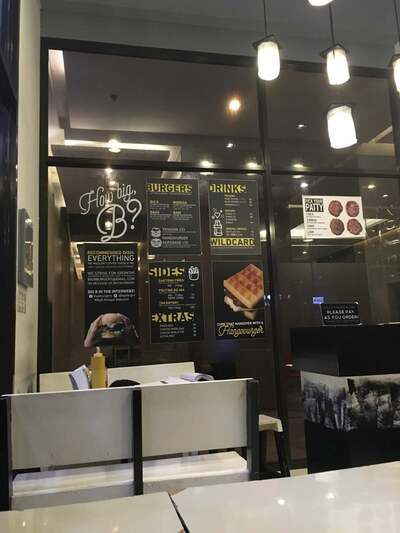 Big B Burgers, Manila, Bambang - Restaurant menu, prices and reviews
