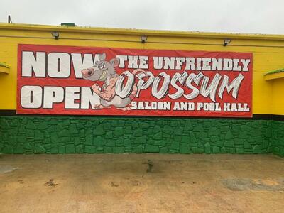 The unfriendly Opossum Saloon and Pool Hall, Cornersville - Restaurant ...