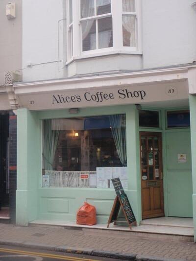 Alice's Coffee Shop, Brighton - Restaurant menu, prices and reviews