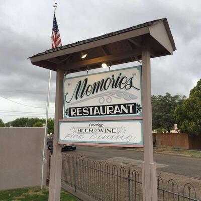 Memories Fine Dining, Alamogordo - Restaurant menu, prices and reviews
