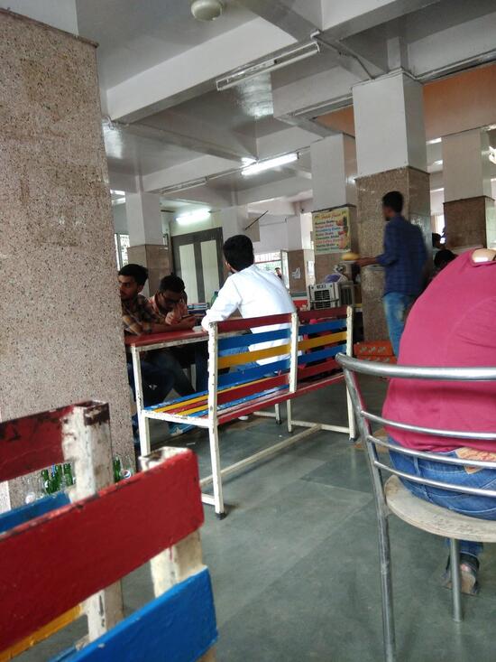 Menu at Hindu College Canteen, Delhi