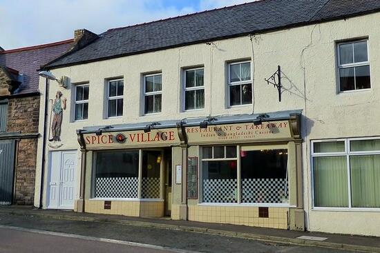 Menu at Spice Village restaurant, Wooler