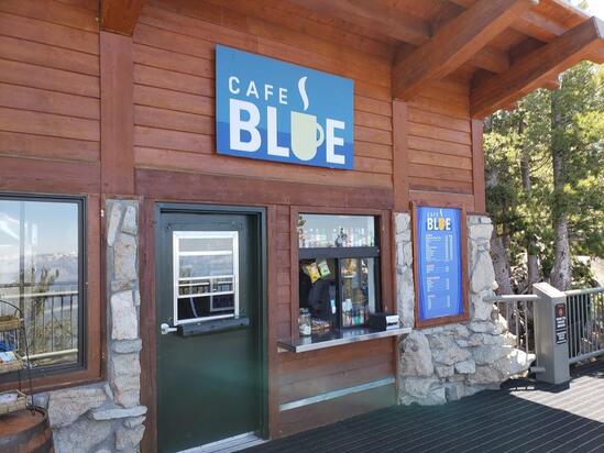 Menu at Cafe Blue, South Lake Tahoe