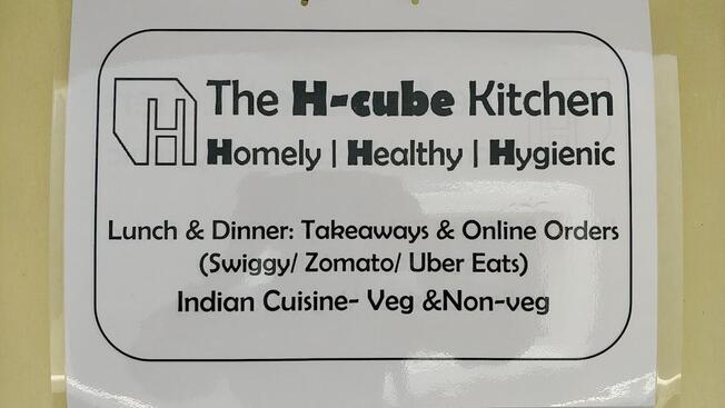 Menu at The H-cube Kitchen, Hyderabad