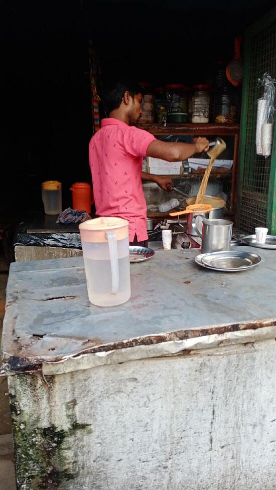 Menu at Tea stall pappu, Gopiballabpur