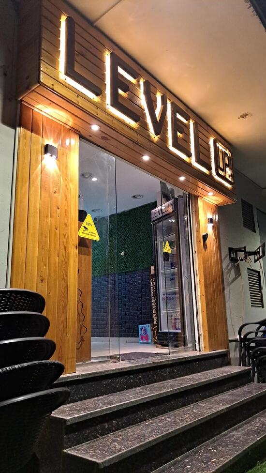 Menu au Level Up Cafe, Nouveau Caire