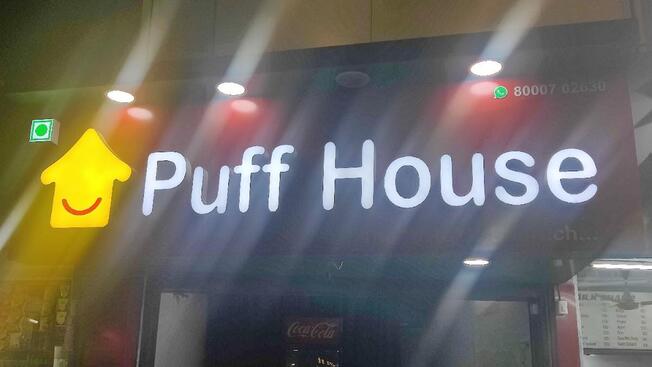 Menu at Puff house, Surat