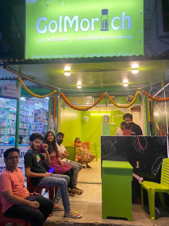 Menu at Golmorich, Siliguri