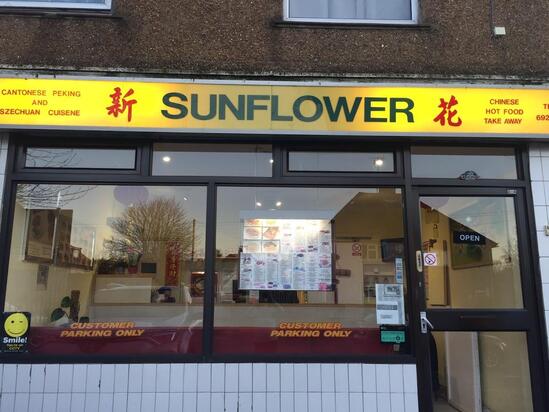 Menu at New Sunflower Chinese Takeaway fast food, Worthing