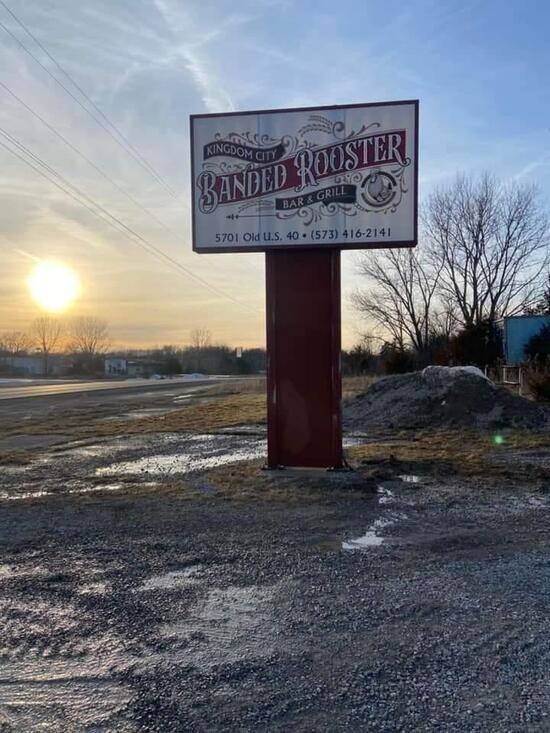 Menu at Banded Rooster Bar & Grill, Kingdom City