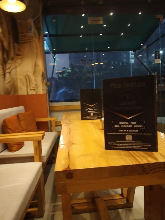 Menu at The Indigo tea lounge, Lucknow