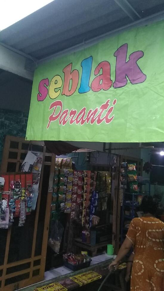 Menu at Seblak paranti, Bencongan Indah