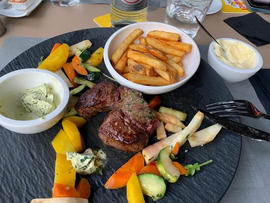 Menu au Schmelz restaurant, Esch-sur-Alzette