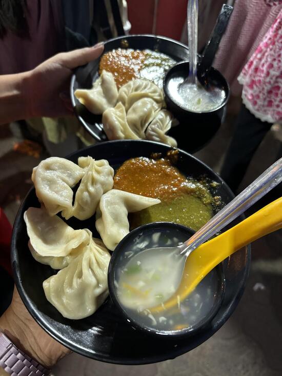 Menu at Momo Stall Exide, Kolkata