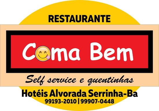Menu em Coma Bem restaurante, Serrinha