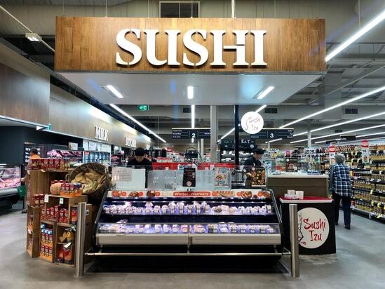Menu at Sushi Izu restaurant, Subiaco, 29 Station St