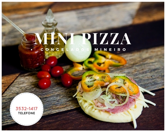 Menu at Mini Pizza Congelados Mineiro, Betim