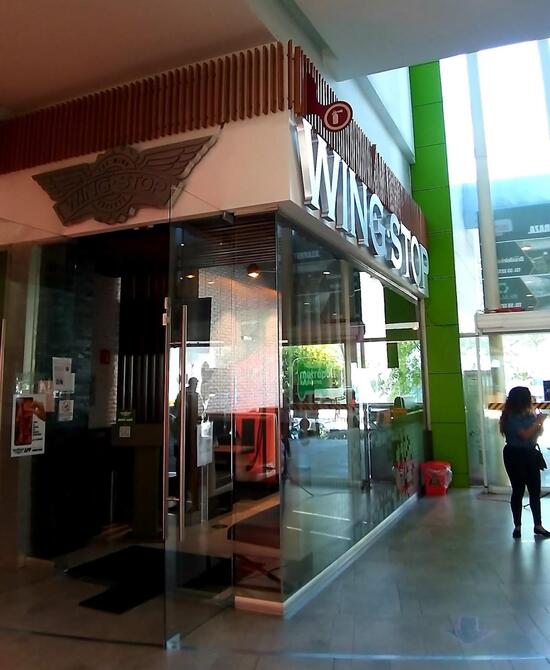 Carta del restaurante Wingstop, Ciudad del México