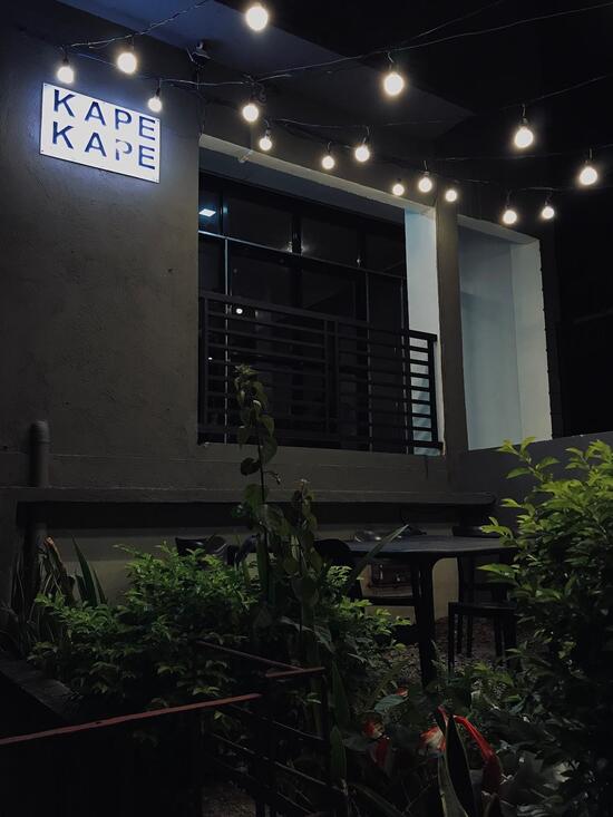 Menu at Kape Kape Cafe, Dasmariñas