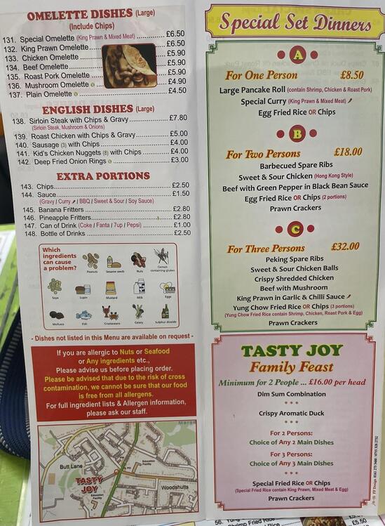 China Garden, Stoke-on-Trent - Restaurant menu, prices and reviews